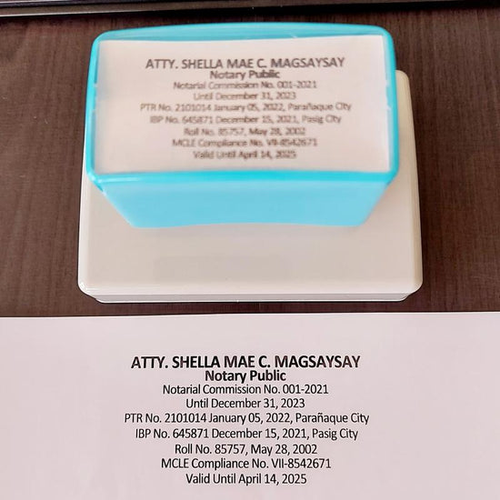Professional Office Stamp – Quickprints Philippines